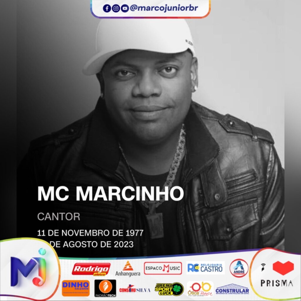 Morre MC Marcinho o príncipe do funk. - Jornalista Marco Junior Morre MC Marcinho o príncipe do funk. - Jornalista Marco Junior